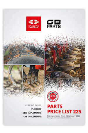 Spare Parts - GB Group - Grégoire Besson Parts, Rabe Parts, Agriway Parts